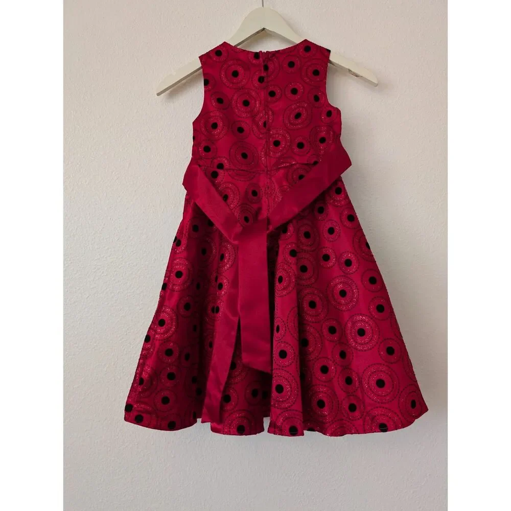 Rare Editions | Dresses | Rare Editions Size 6x Girl Red Party Dress ...